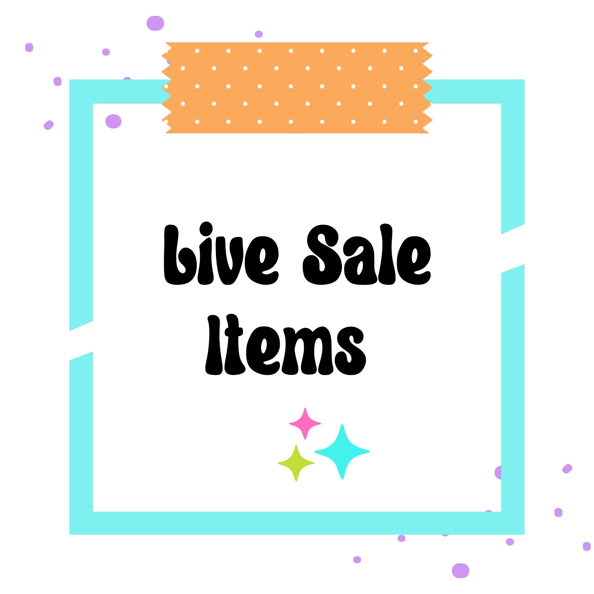 LIVE SALE ITEMS – Tribe Co